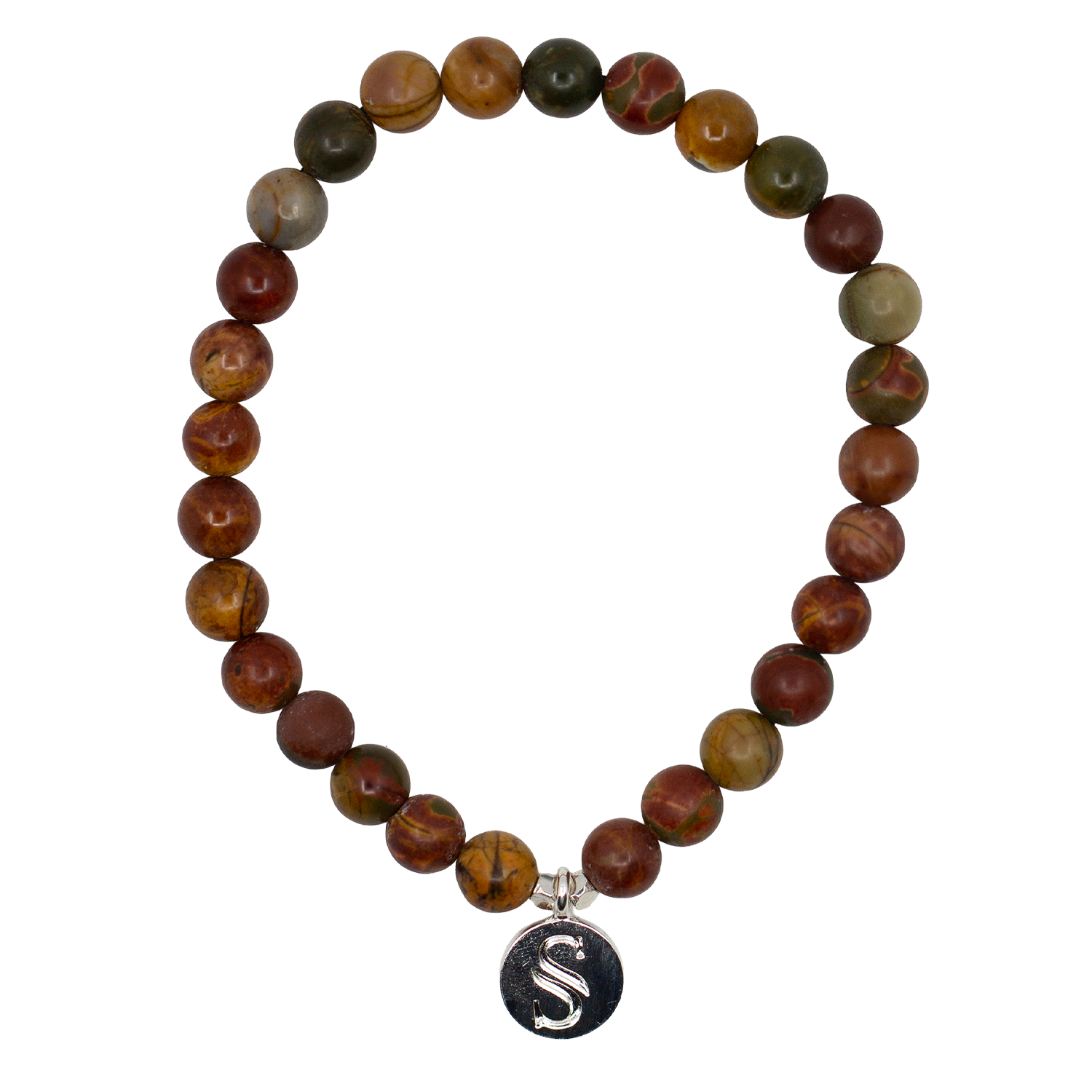 Scars Red Jasper Silver Bracelet – Godsmack Official Store